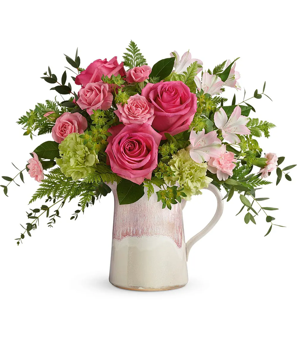 Heart Stone Bouquet - Mancuso's Florist - Detroit, MI Flower Delivery